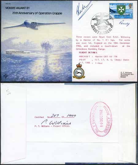 B41c 25th Ann of Operation Grapple Signed by K.G. Hubbard and Lord ...