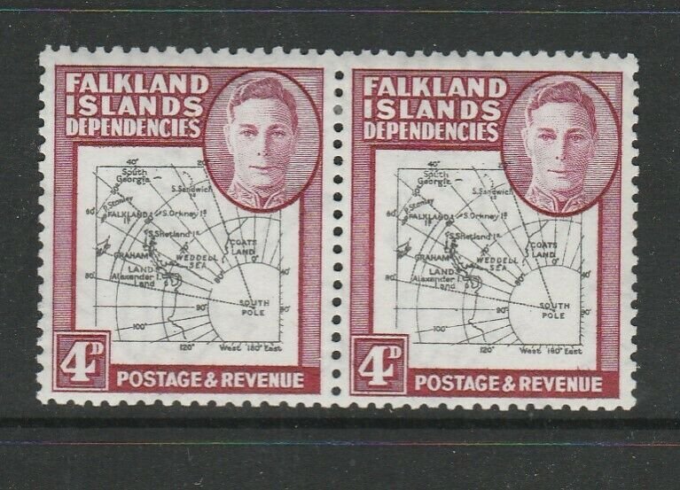 Falkland island Deps 1946 Thick Maps, Gap in 80th Parallel, 4d MM in ...