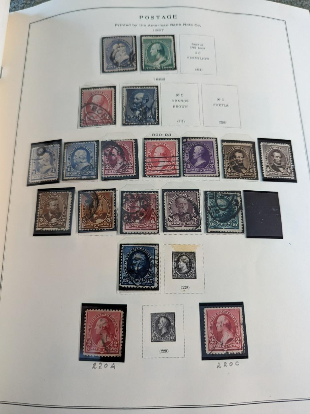 VEGAS- To 1983 USA Scott National Album Collection Many Nice Stamps ...