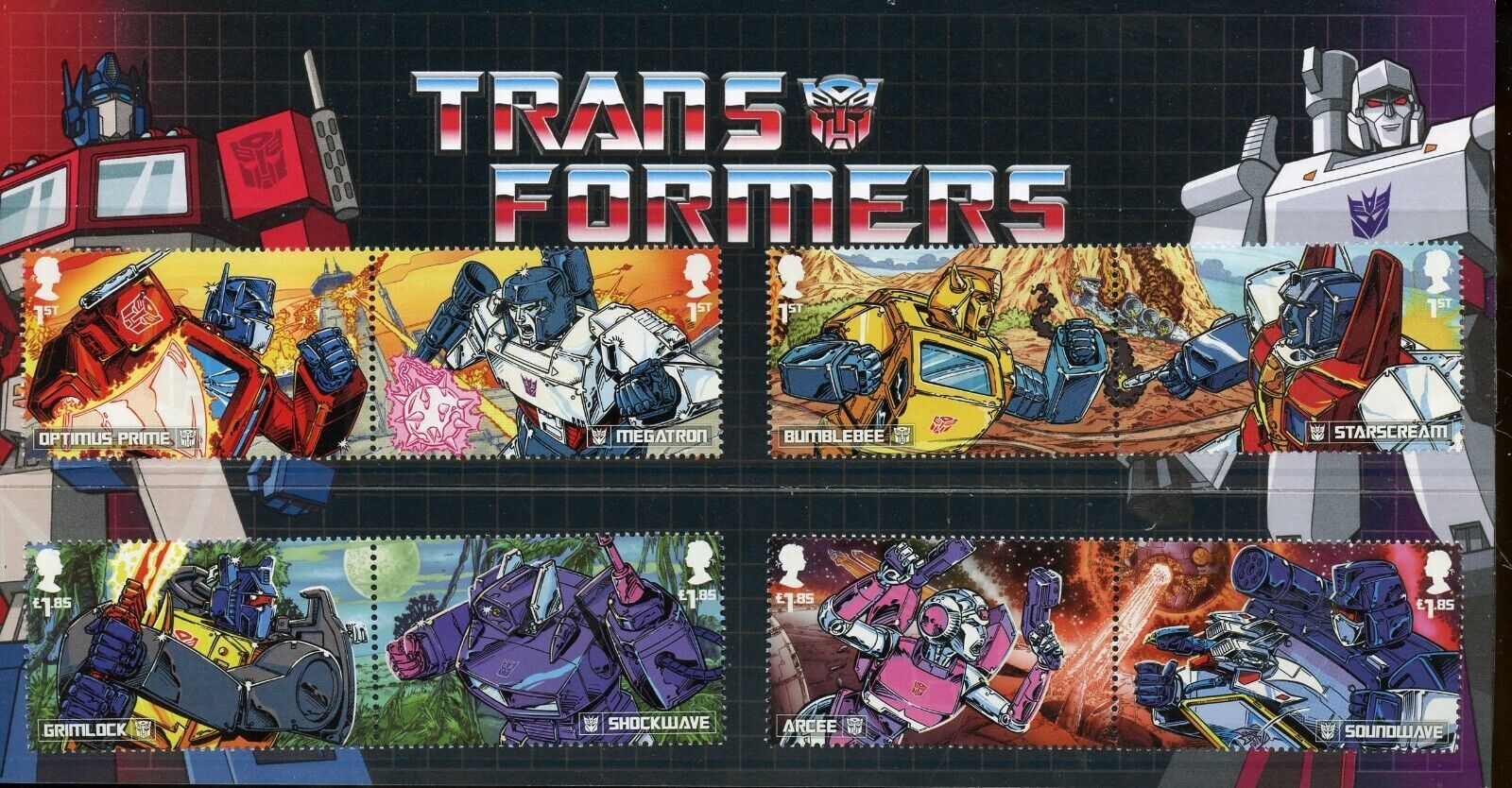 Great Britain 2022 Transformers Presentation Pack Mint NH | Great ...
