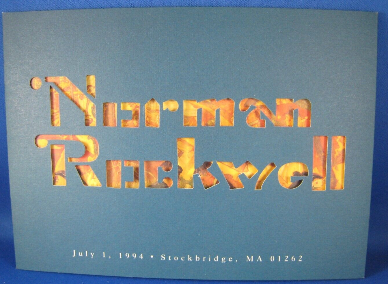 Norman Rockwell Usps Stamp Folio - Stamp and Minature Sheet 1994 ...