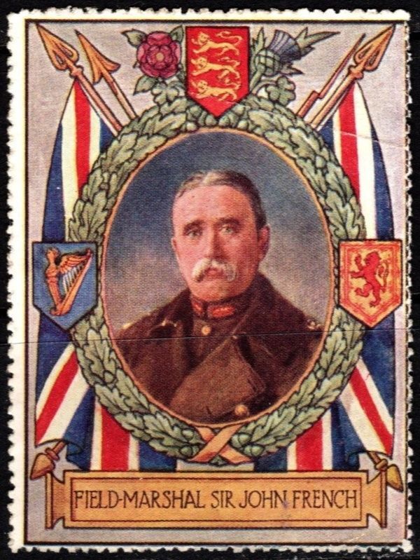 1915 Great Britain Poster Stamp Lord Roberts Memorial Fund For Disabled ...