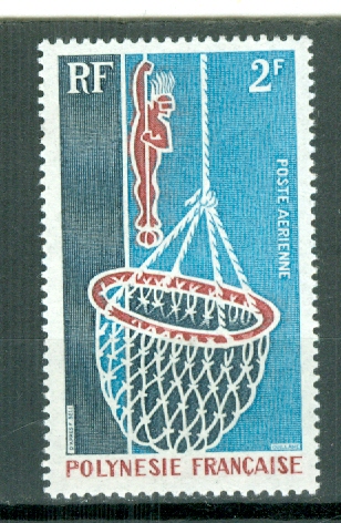 FRENCH POLYNESIA "DIVER" #C57... MINT NO THINS... / HipStamp