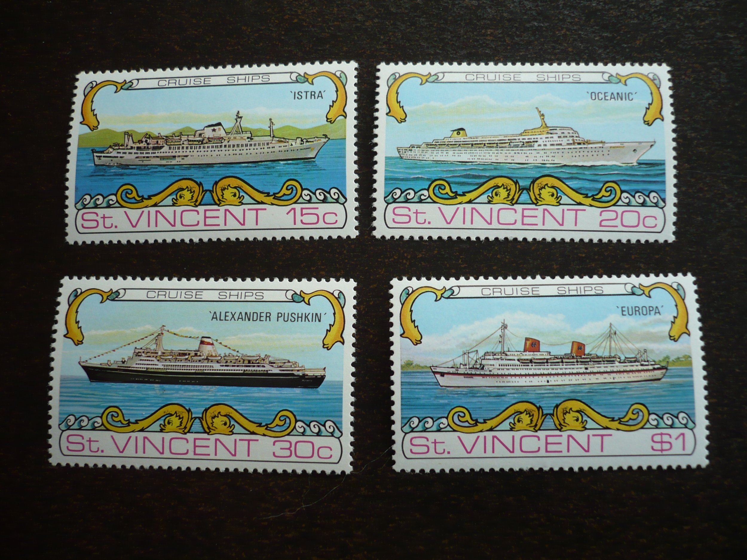 Stamps - St. Vincent - Scott# 371-374 - Mint Never Hinged Set of 4 ...