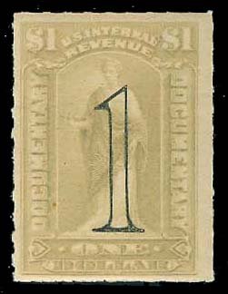 U.S. REV. Documentary R184 Mint (ID # 81615) | United States, Revenues ...