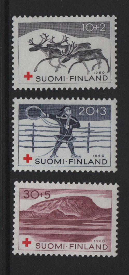 Finland #B157-B159 MNH 1960 Red Cross | Europe - Finland, Semi-Postal ...