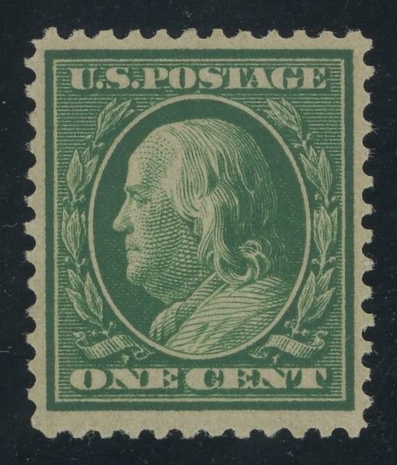 USA 357 - 1 cent on Bluish Paper - F/VF Mint very light hinged | United ...