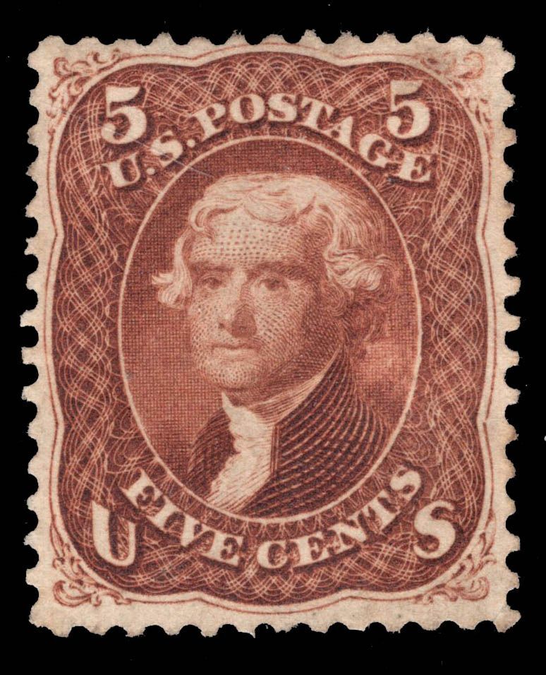 US Stamps # 75 RED Brown Unused NO GUM $2,000 LOT #18905-40 | United ...