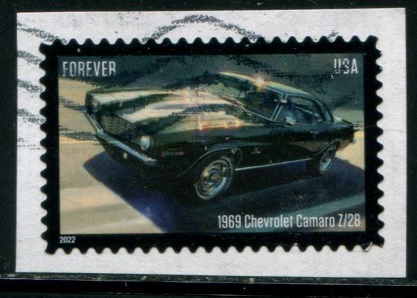 5717 US (60c) Pony Cars - Chevy Camaro Z28 SA, used on paper | United ...
