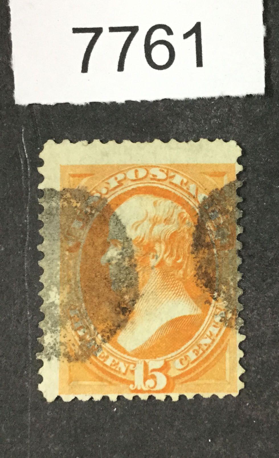 US Stamps # 163 VAR. Vertically Ribbed Paper $250 LOT #B 7761 | United ...