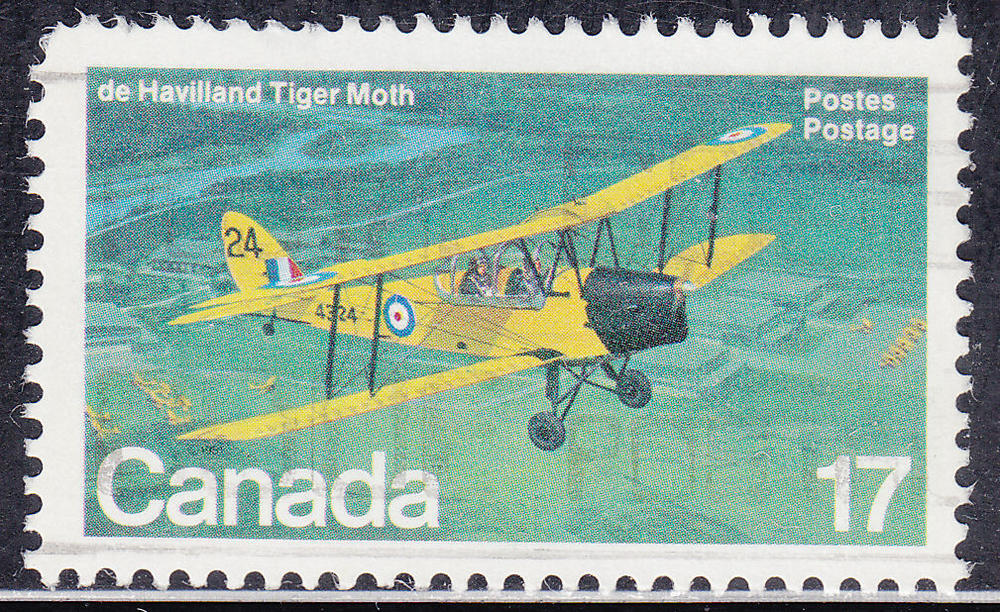 Canada 904 de Havilland Tiger Moth 17¢ 1981 | Canada, General Issue ...