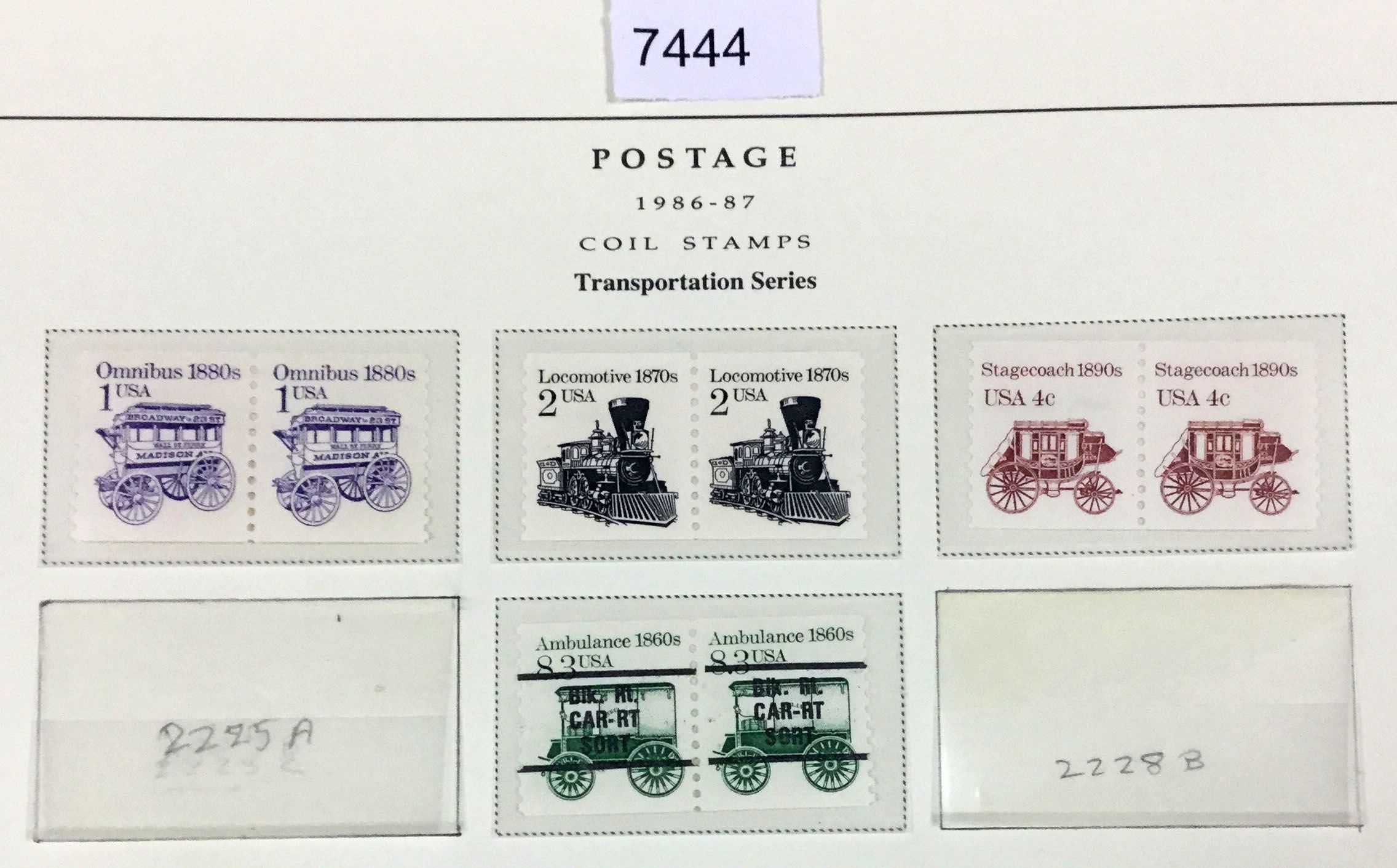 US Stamps 1986-1987 Mint OG NH Collection LOT #7444 | United States ...