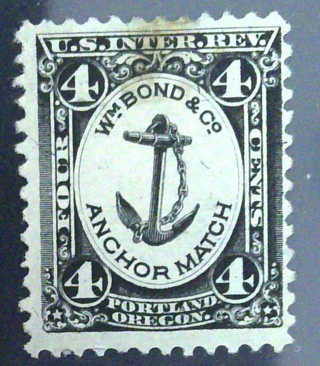 Scott #RO32b - 4c Black - Silk Paper - Wm. Bond & Co. | United States ...