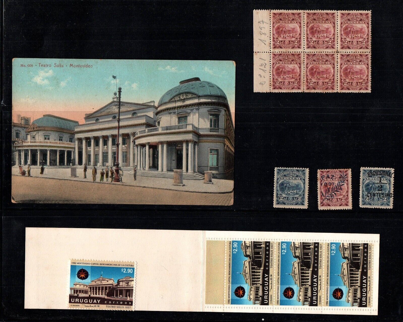 Solis Theatre Uruguay Stamps Postcard Collection Epitome of Masonic ... Solis Theatre Uruguay Stamps Postcard Collection Epitome of Masonic ...