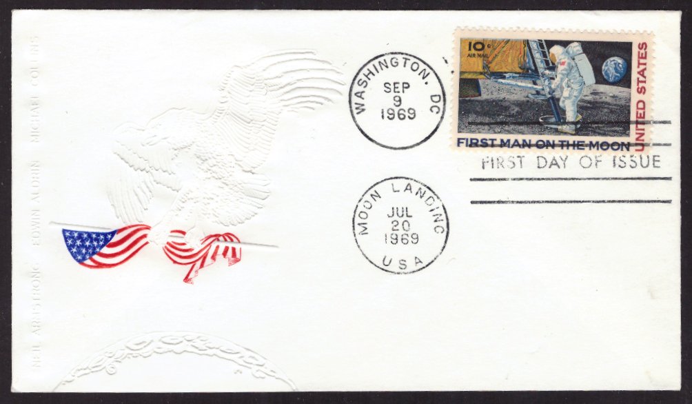 F158 UNITED STATES FDC # C76 Moon Landing Issue | United States, Air ...