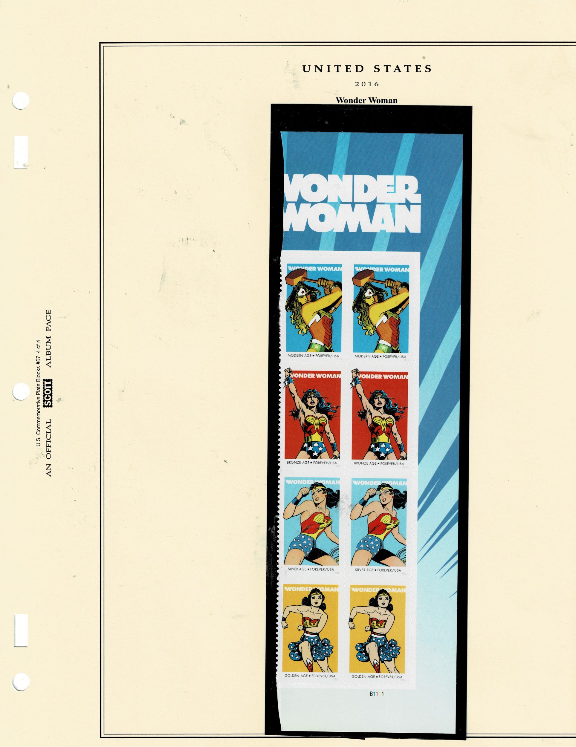 Wonder Woman Forever US Postage Block of 8 #5149-52 VF MNH | United ...