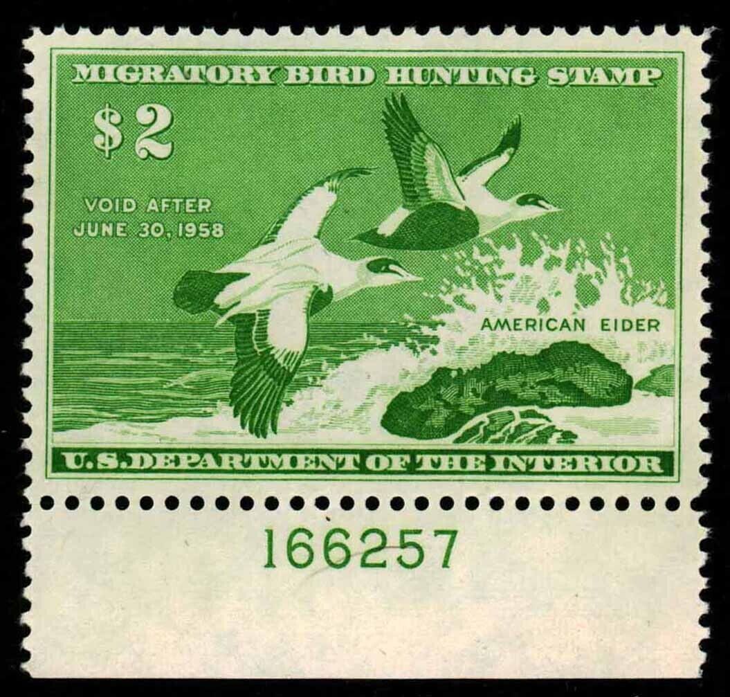 Rw24 **Pns** Federal Duck Stamp of 1957 - Ognh - VF - $95.00 (Esp#447 ...