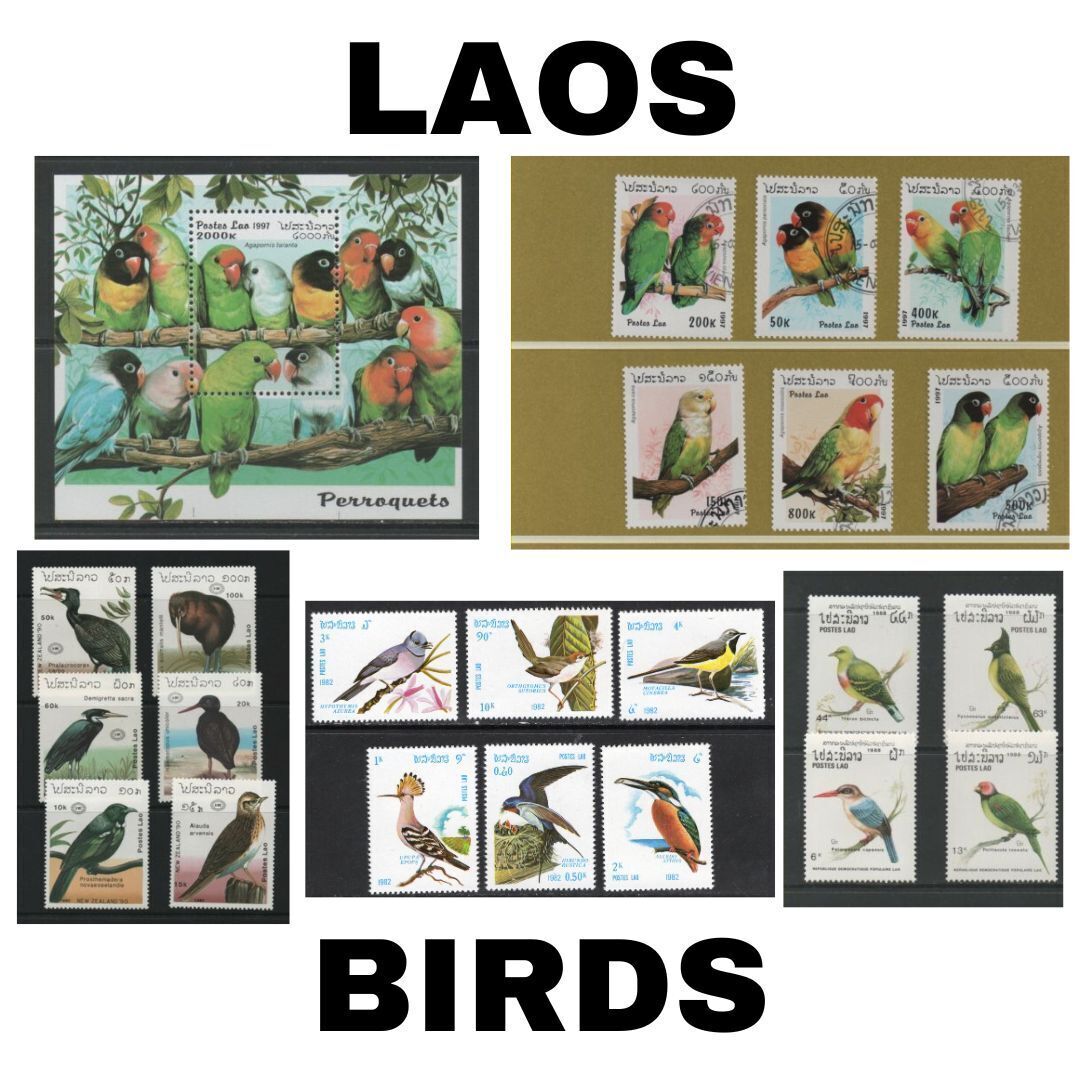 Thematic Stamps - Laos - Birds - Choose from dropdown menu | Asia ...