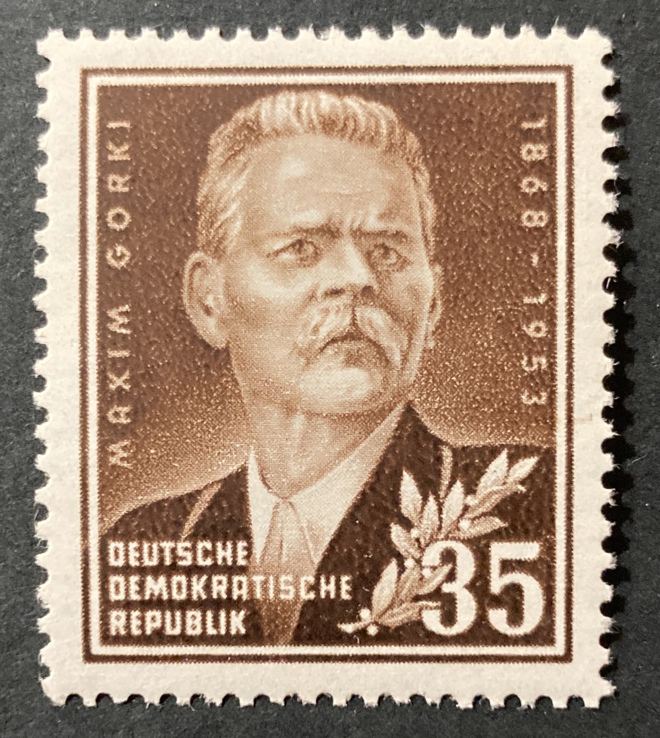 Germany DDR 1953 #147, Maxim Gorky, MNH. | Europe - Germany & Colonies ...