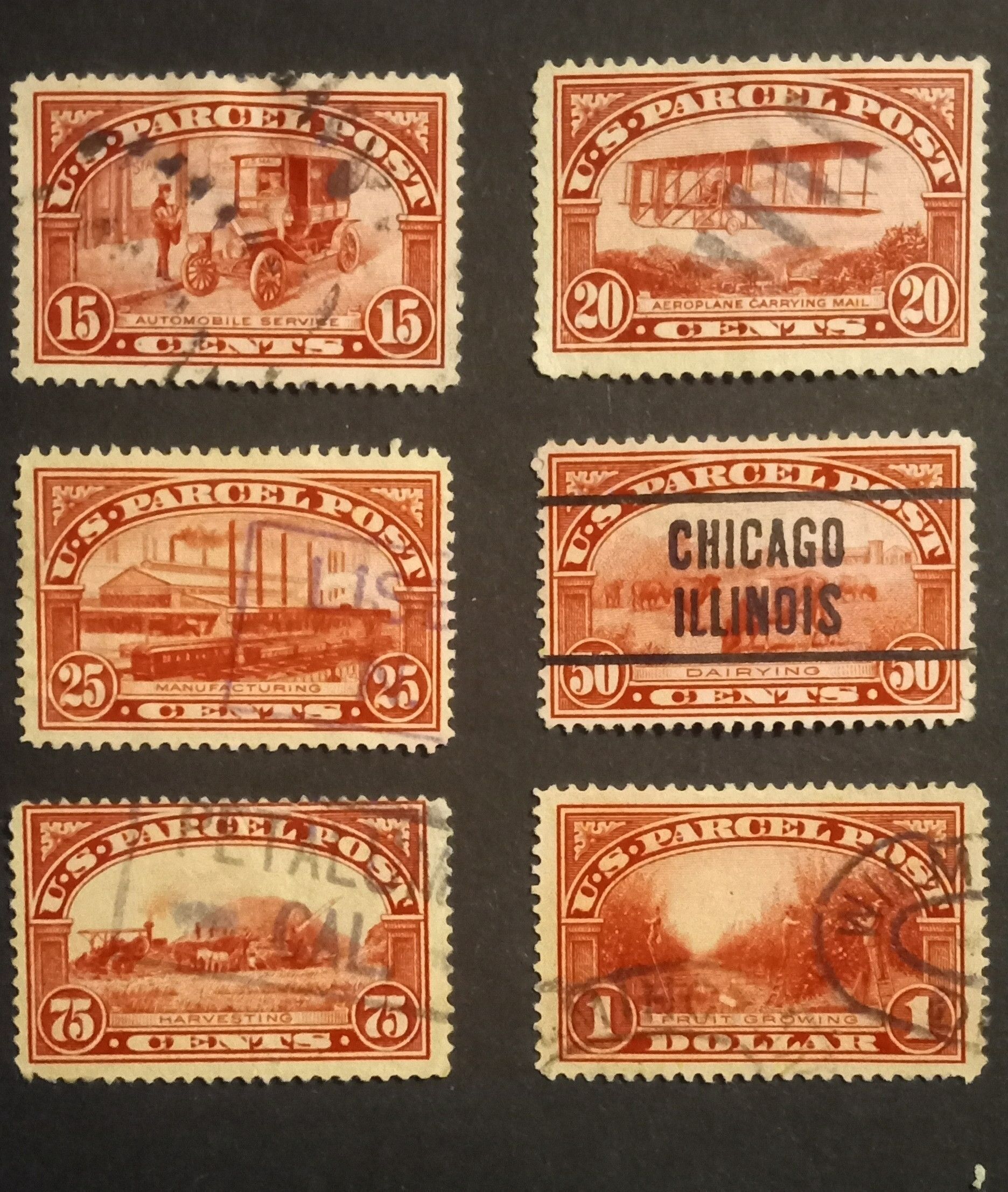Q1-Q12 Parcel Post | United States, Parcel Post Stamp / HipStamp