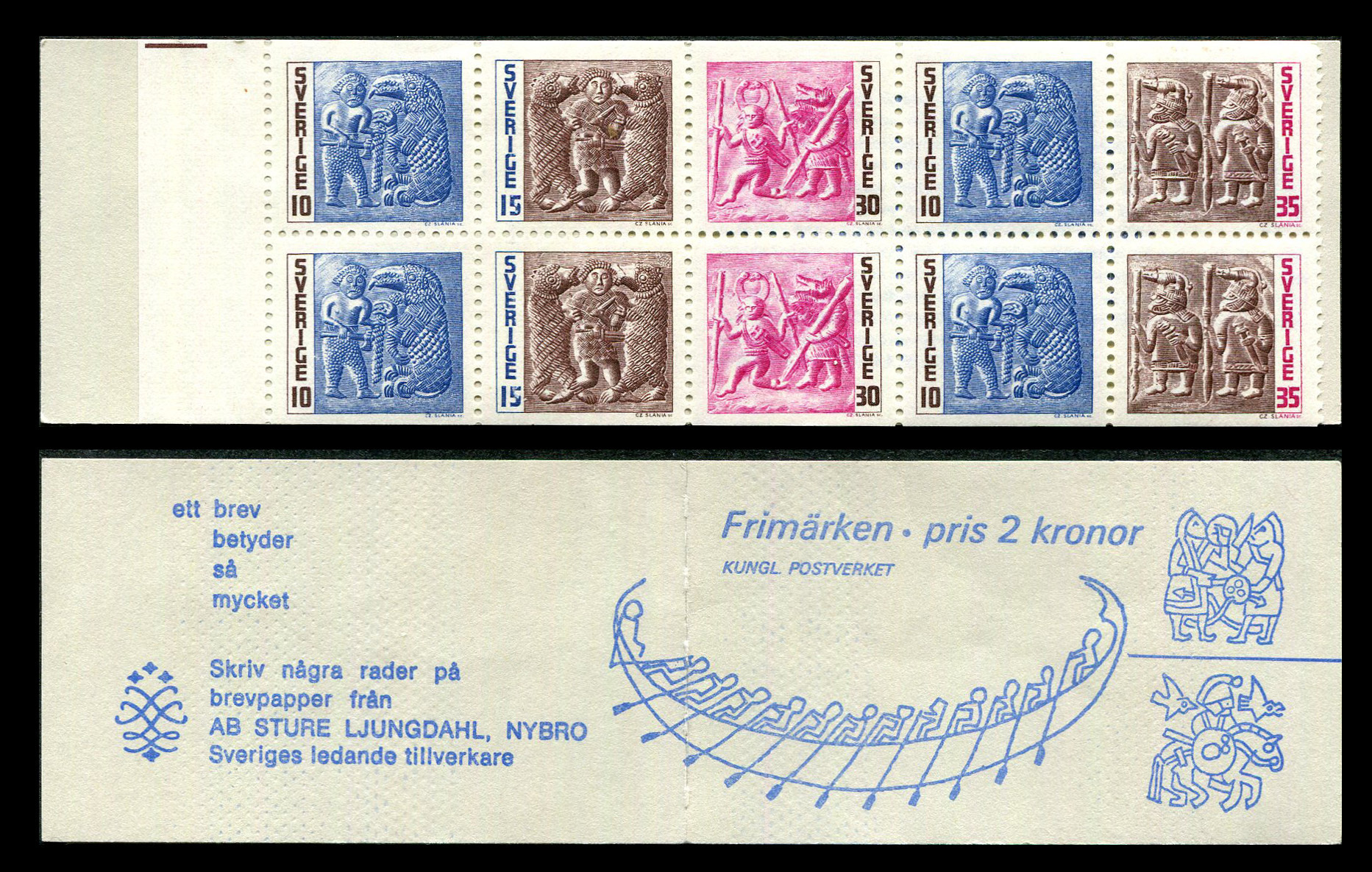 Sweden - Booklet - 1967 - Unused Booklet | Europe - Sweden, Booklets ...