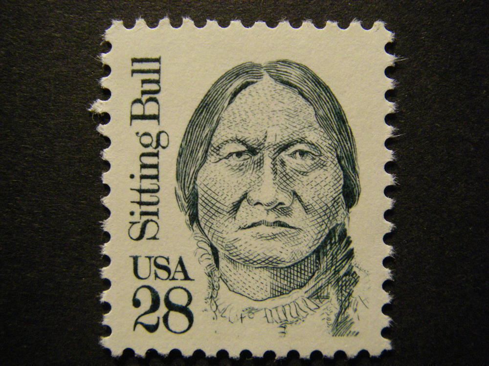 Scott 2183, 28c Sitting Bull, MNH Great Americans Beauty | United ...