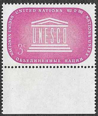 UN New York SC 33 - UNESCO Emblem - MNH - 1955 / HipStamp