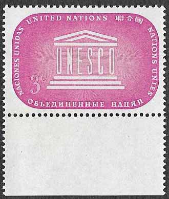 UN New York SC 33 - UNESCO Emblem - MNH - 1955 / HipStamp