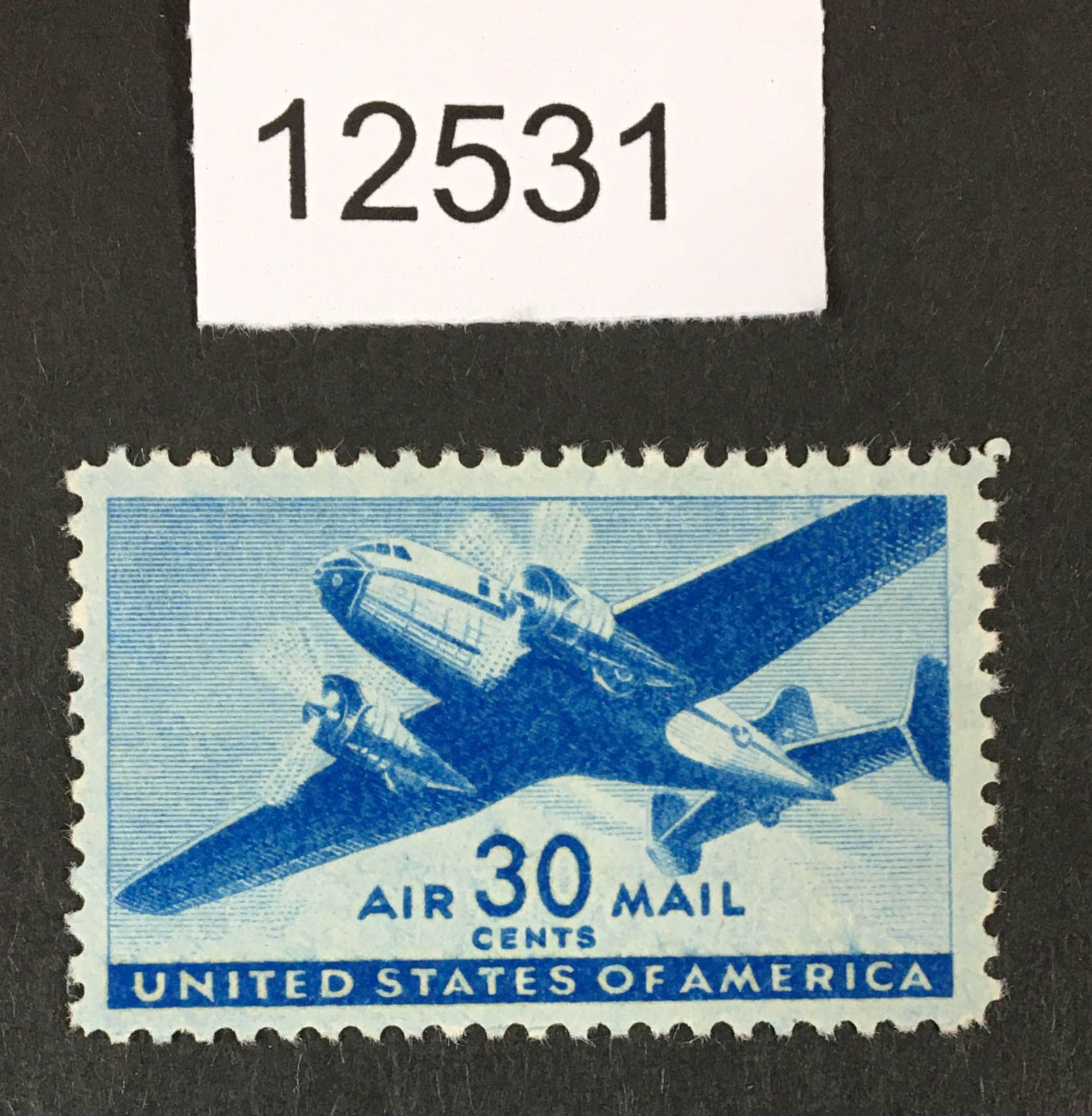 US Stamps # C30 Mint OG H LOT #12531 | United States, Air Mail Stamp ...