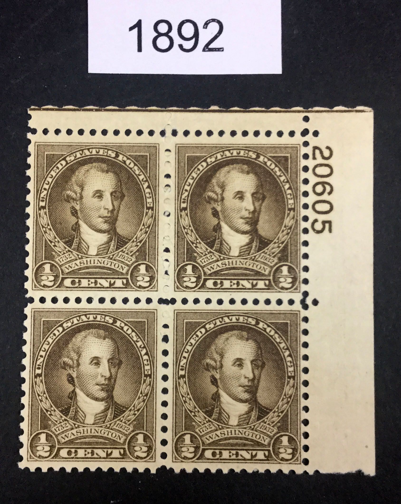 US Stamps #704 Mint OG NH VF/XF Plate Block LOT #1892 | United States ...