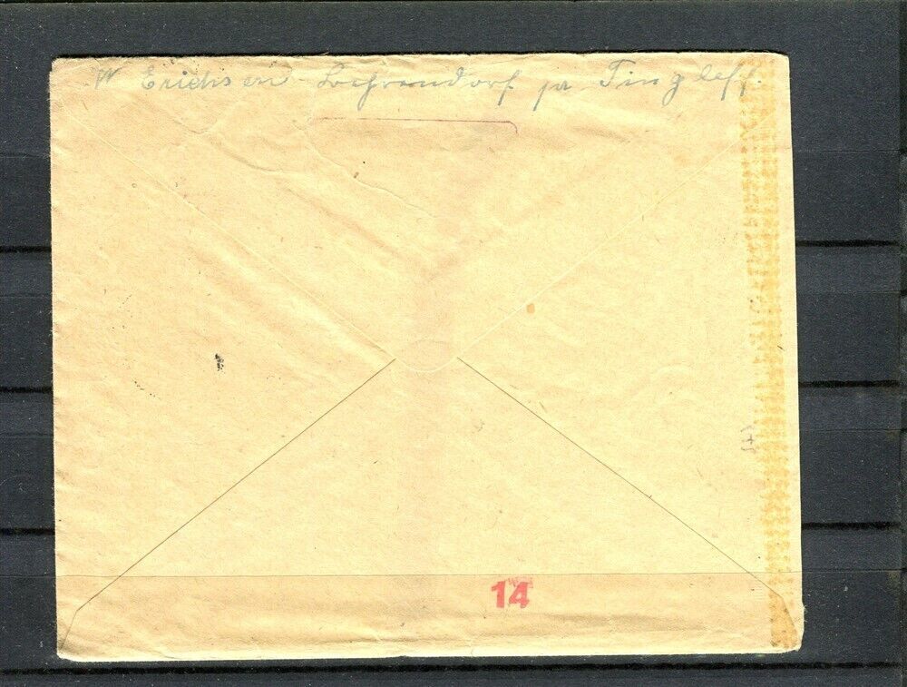 GERMANY; INCOMING WWII CENSOR COVER 1944 fine used from, Denmark ...