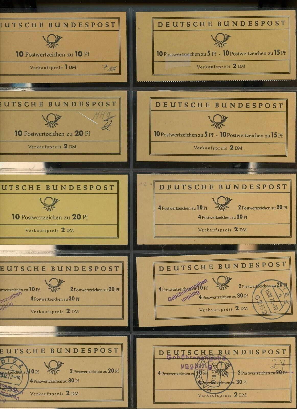 Germany Bund LOT of 16 Different(6 ARE Berlin) CPL Booklets as Shown ...