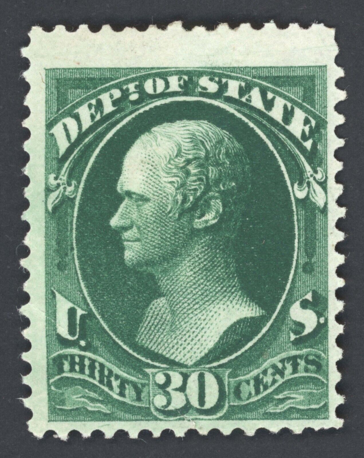 US Scott O66 Mint HR OG 30c Green 1873 Lot H044 bhmstamps | United ...