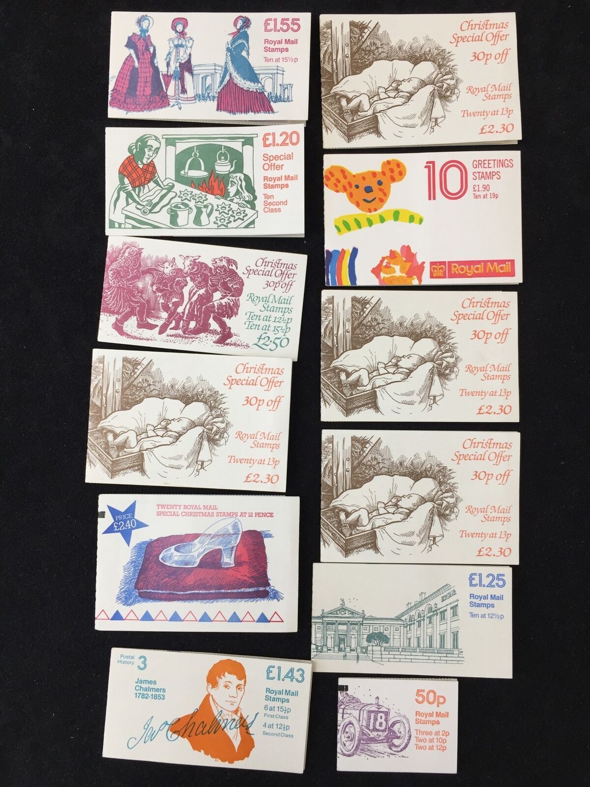 GB Royal Mail Stamps Christmas Booklets x 12 EP1028 | Great Britain ...