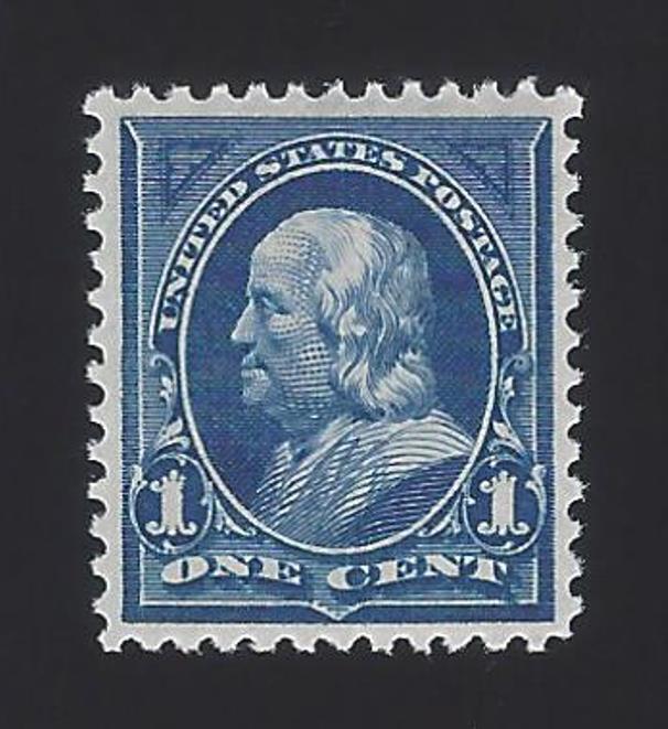 US #264 1895 Blue WMK 191 Perf 12 Mint OG LH VF Scv $6 | United States ...