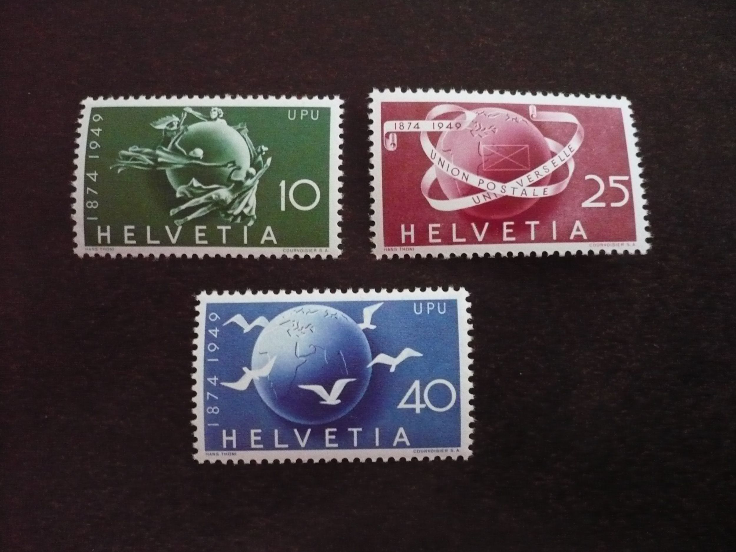 Stamps - Switzerland - Scott# 322-324 - Mint Never Hinged Set of 3 ...