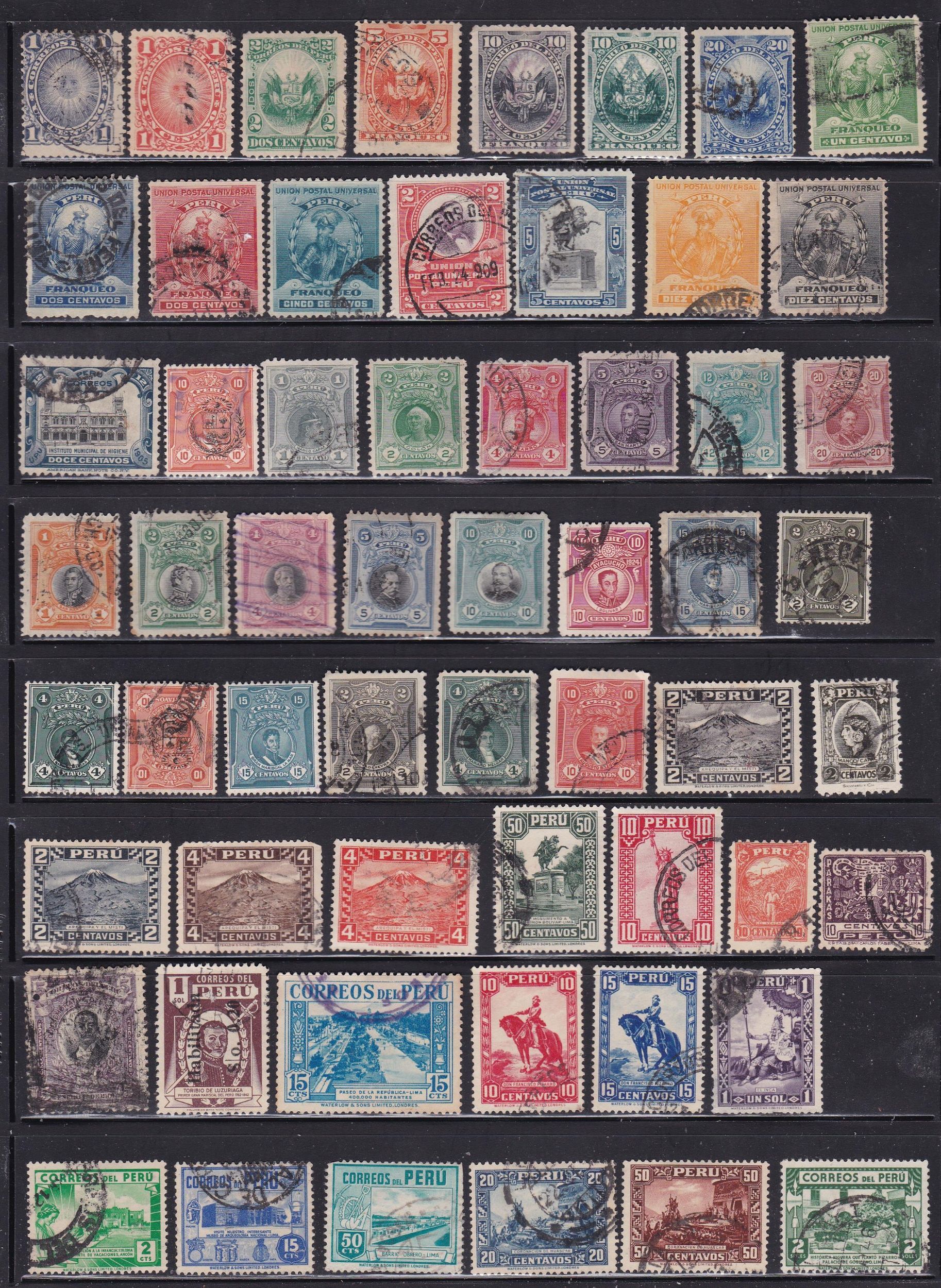 Peru Country Collection, 170 Different | Central & South America - Peru ...