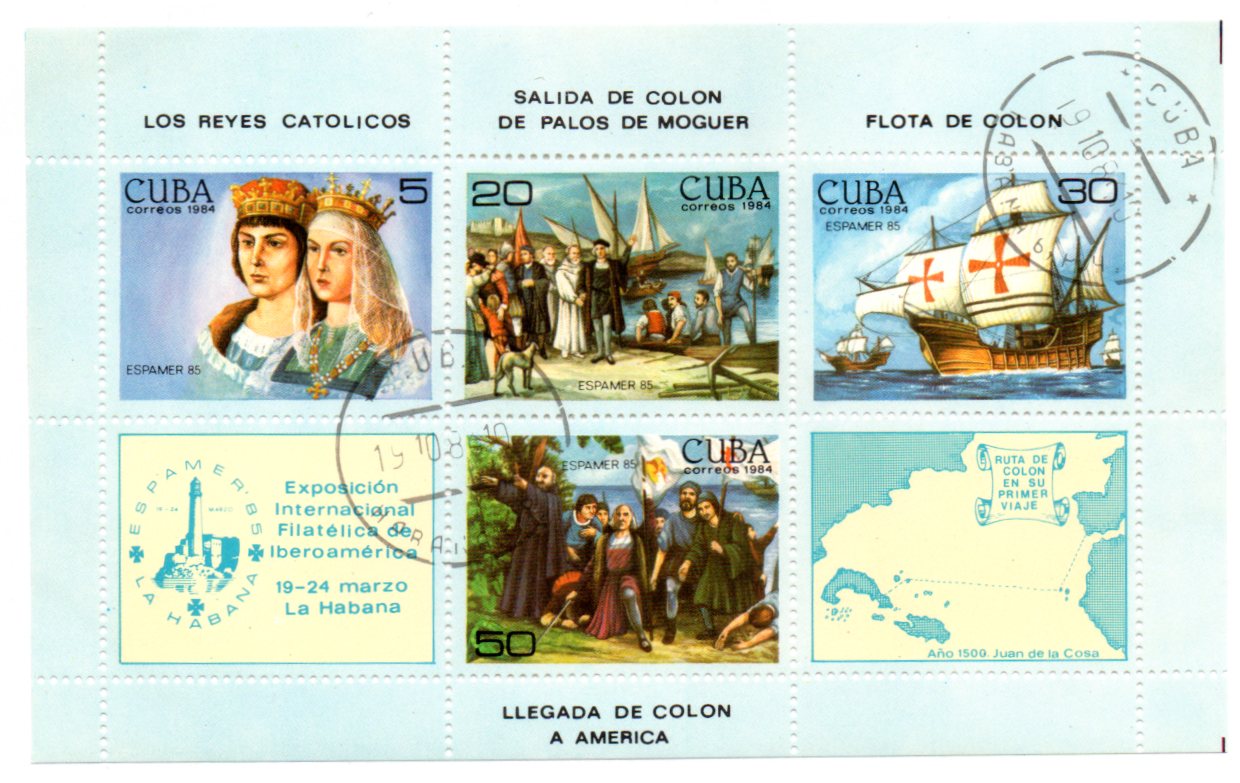 Cuba 2743 Used Block/6 SCV $2.50 BIN $1.50 Stamp Expo | Caribbean ...