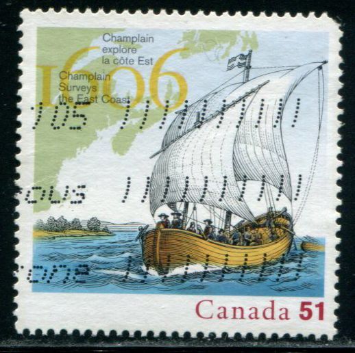 2155 Canada 51c Champlain Surveys East Coast, used | Canada, General ...