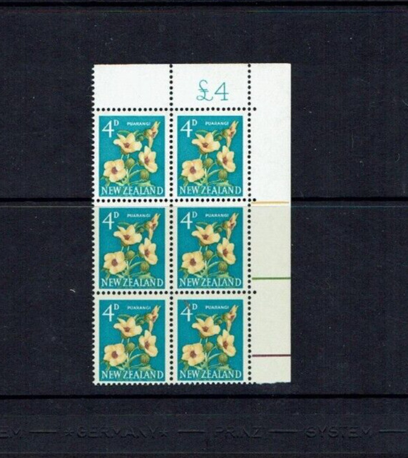 New Zealand: 1960 Pictorial Definitive, 4d Hibiscus, Chambon ...