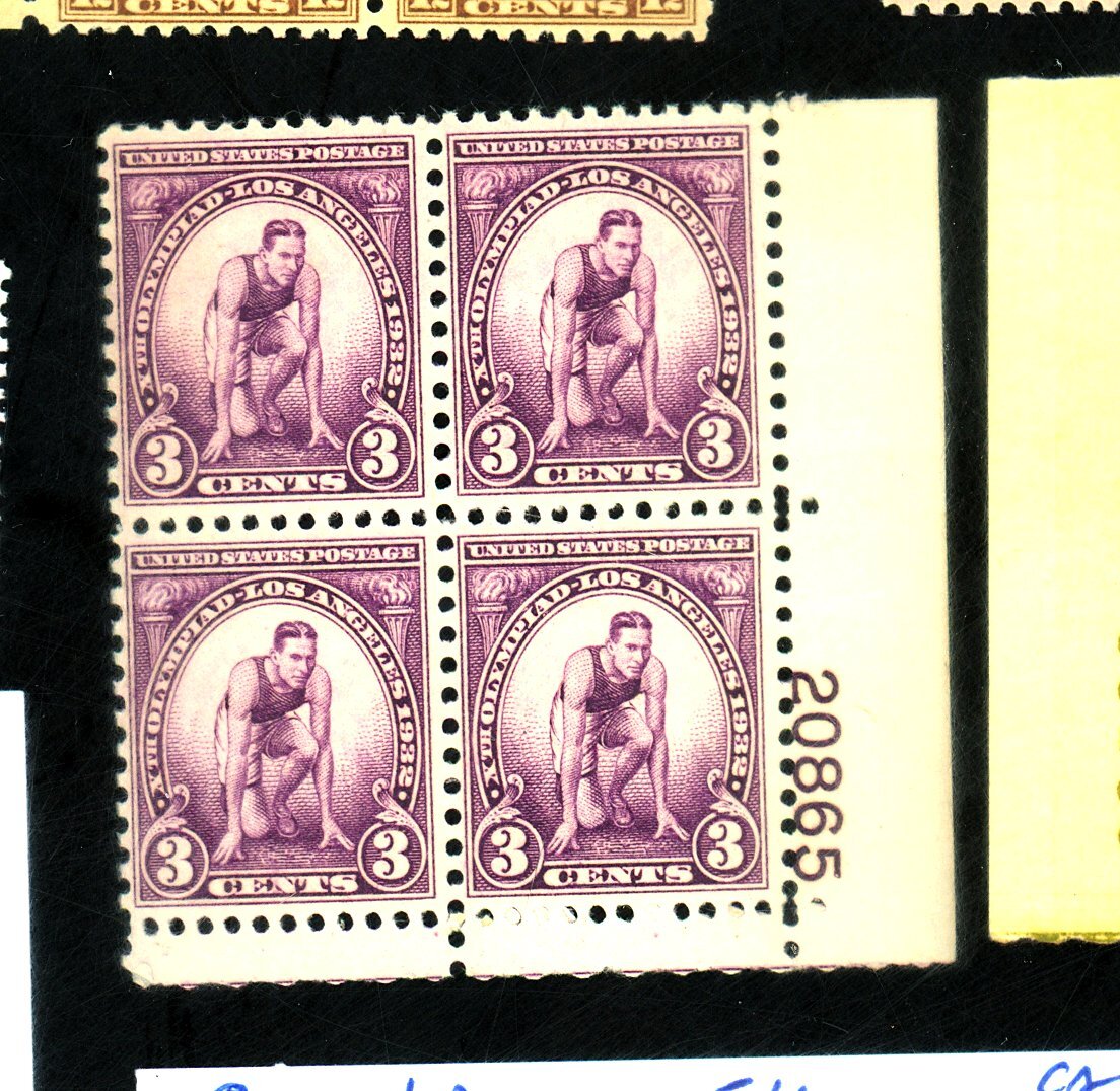 718 Mint PL Blcok FVF OG NH Cat $18 | United States, General Issue ...