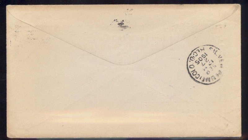 USA 1905 Colorado Denver Clason Map Illustrated Cover Enclosure 99111 ...