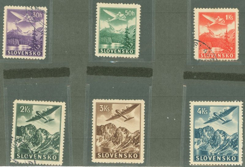 Slovakia #C1-C6 Single (Complete Set) | Europe - Slovakia, Air Mail ...