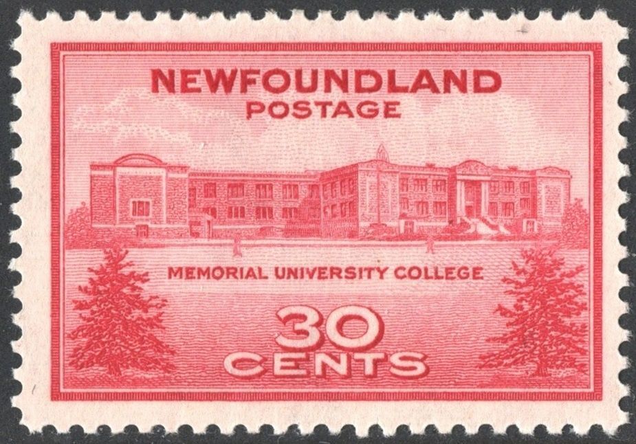 Newfoundland SC#267 30¢ Memorial University College(1943) MLH | Canada ...