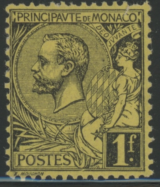 Monaco 26 * mint HR (2208 560) | Europe - Monaco, General Issue Stamp ...