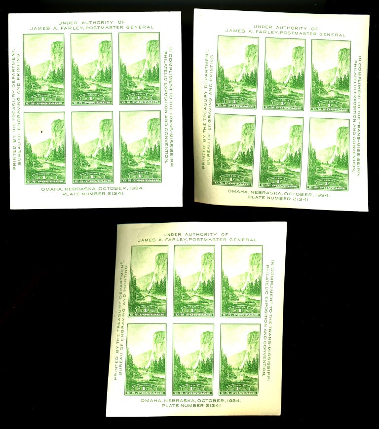 U.S. #750 Mint Souvenir Sheet SET | United States, General Issue Stamp ...