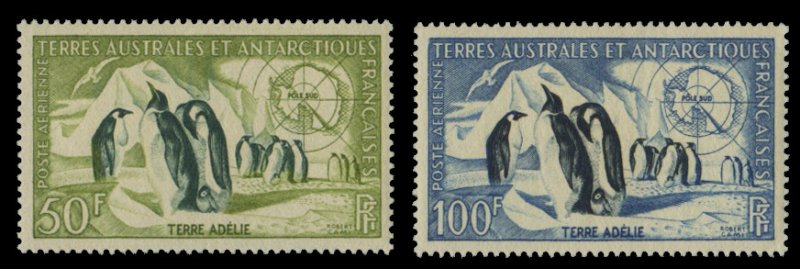 French Colonies, French Southern and Antarctic Territories #C1-2 (YT ...