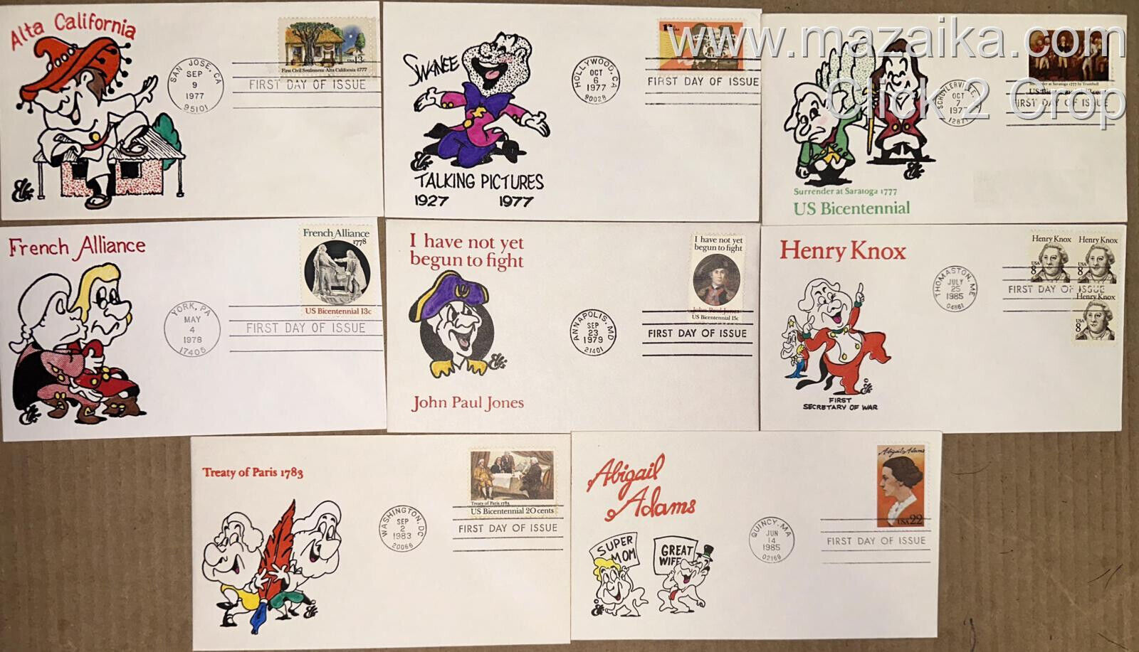 Ellis Animated Collection SET of 16 Diff Handpainted Handcolored 1971 ...