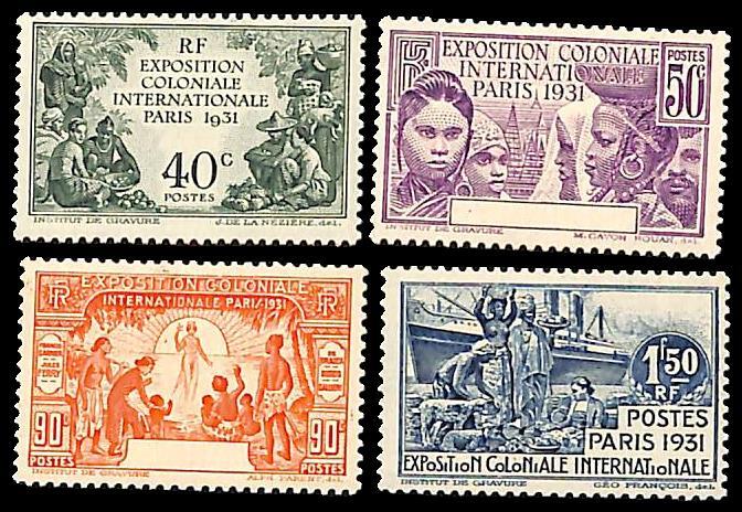 Cameroon 1931, Colonial exposition 4v, without Country names, MNH ...