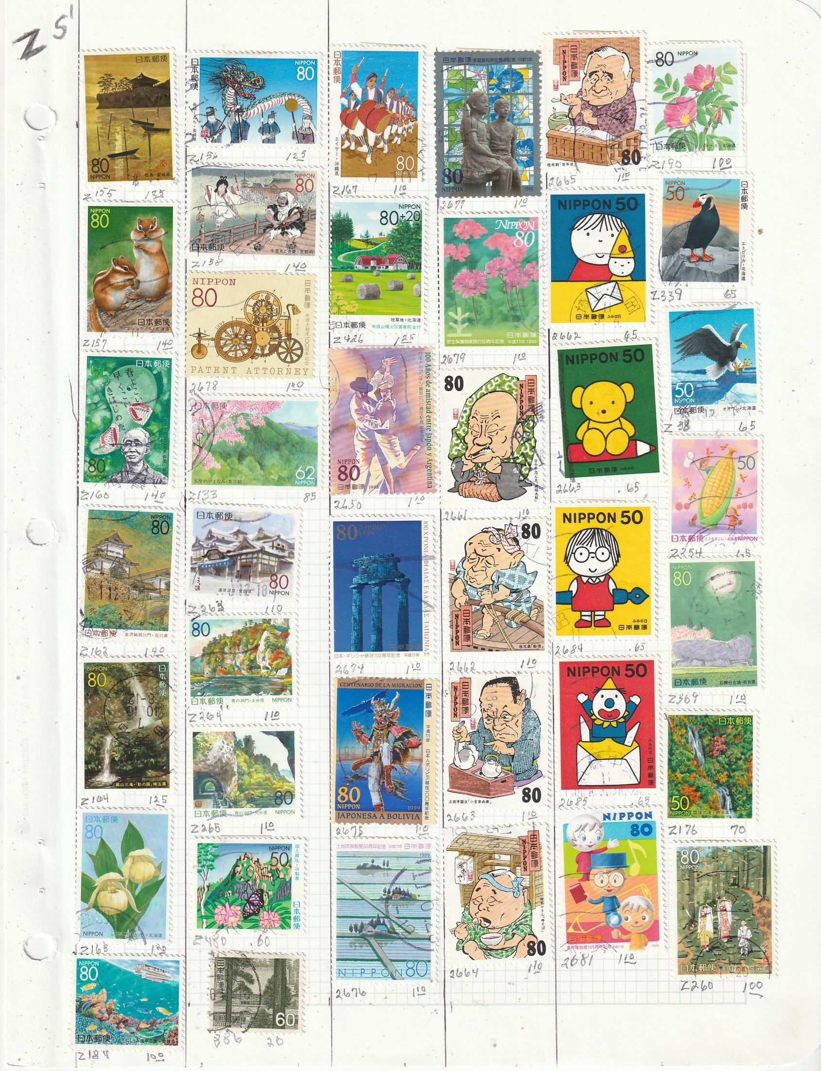 Japan Collectiom A - 4 Scans - All the stamps are in the scans. | Asia ...